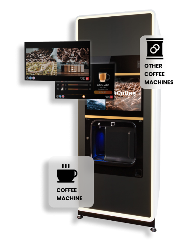 Coffee Vending Machine for Office, Indoor & Outdoor