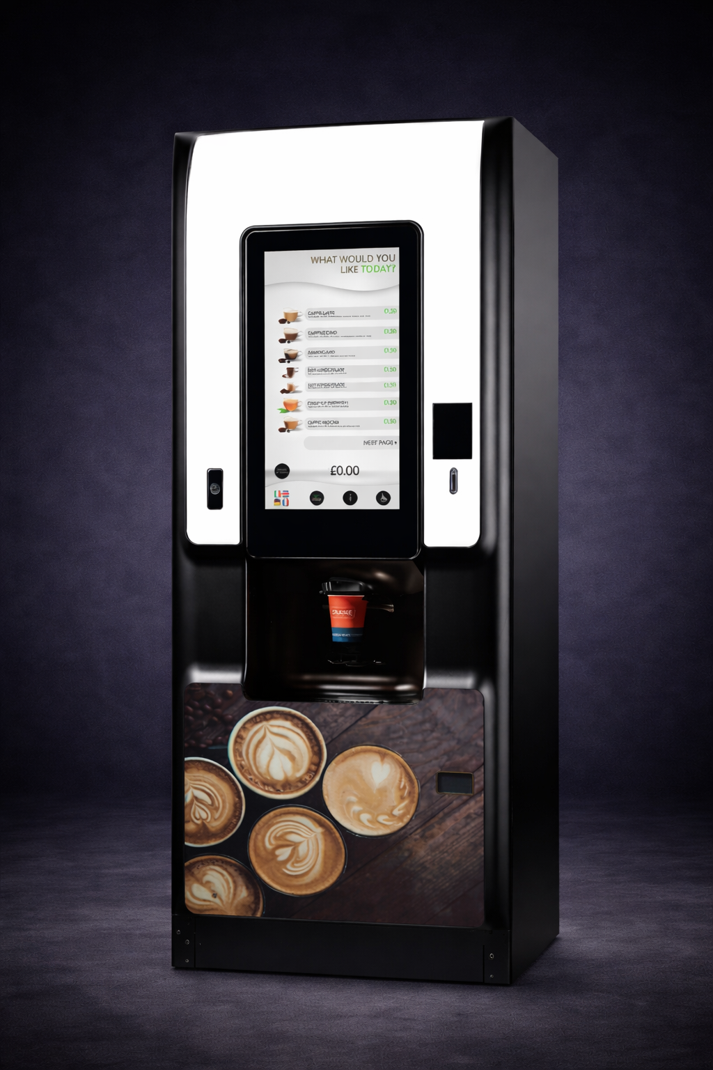COTI free standing coffee vending machine for rent